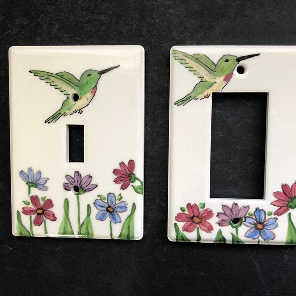 Hummingbird Plates - Etsy