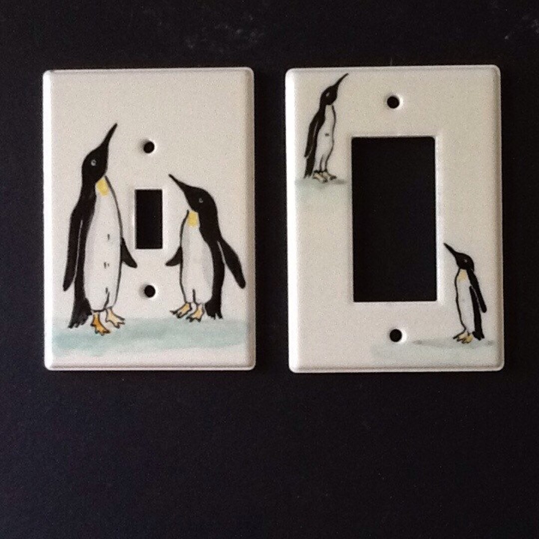 Penguin Switchplates - Etsy