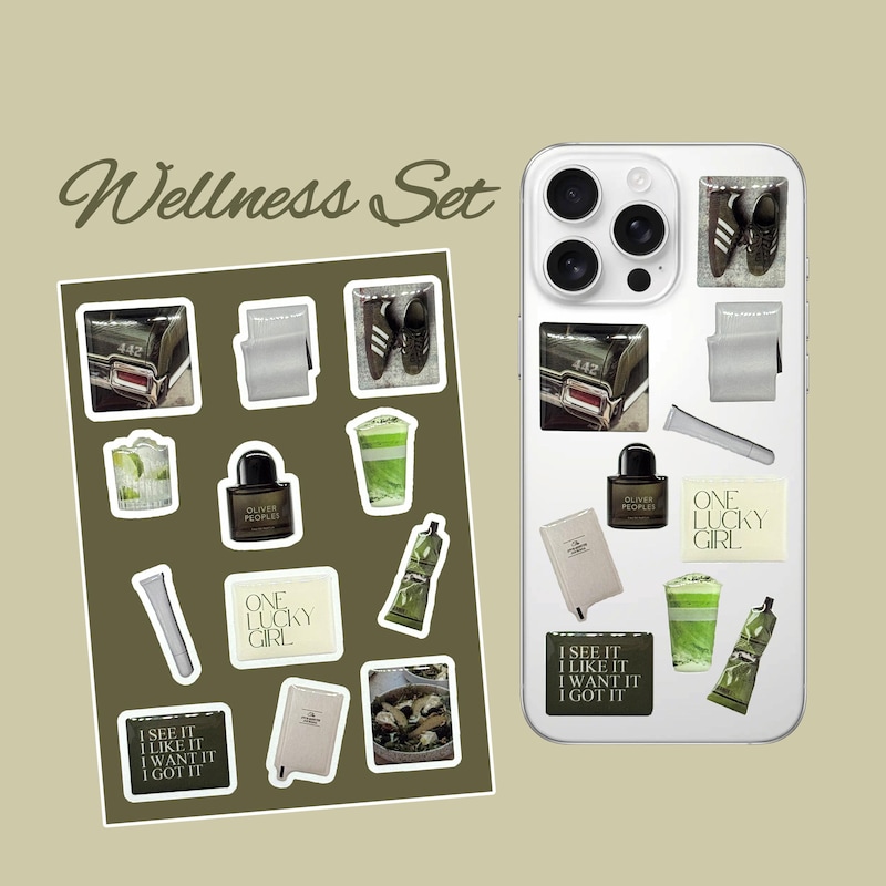 Aesthetic Stickers 3d - Etsy