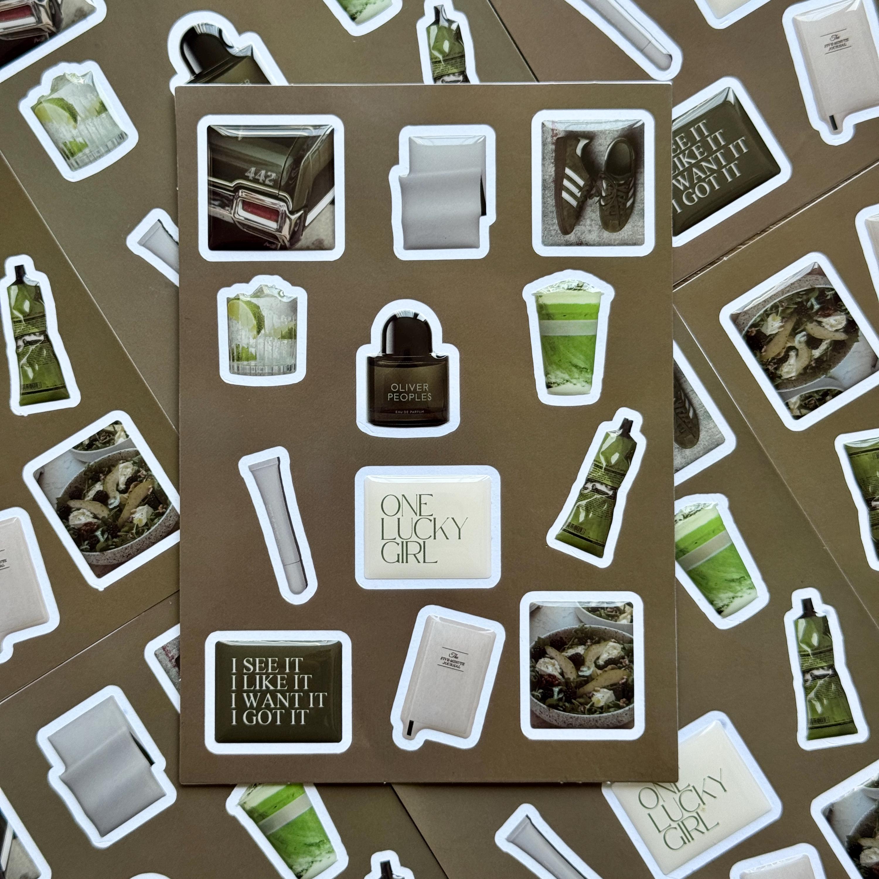 Wellness 3D Epoxy Stickers for iPhone iPad MacBook Sticker Set Style ...
