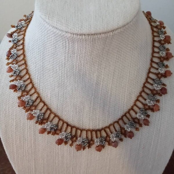 Netted Necklace - Etsy