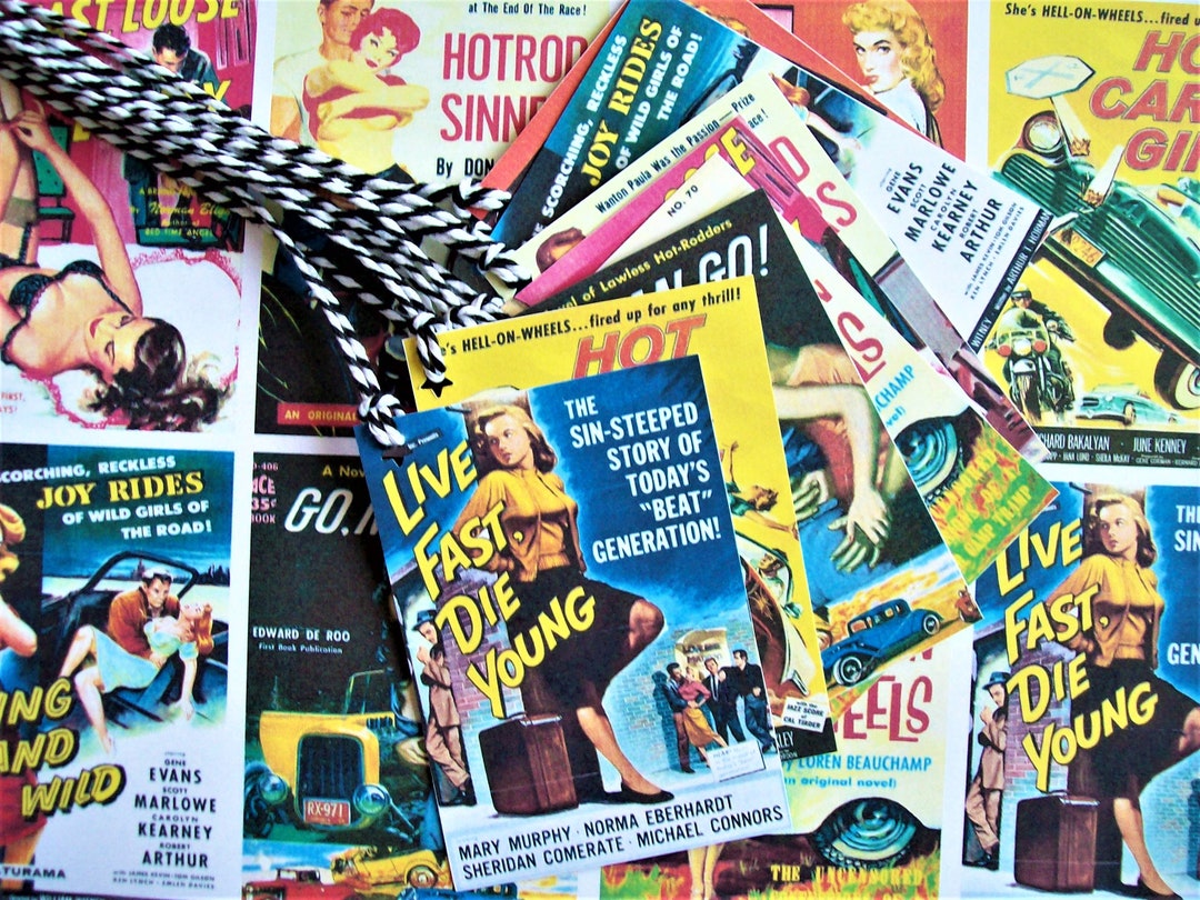 1950s Vintage Hot Rod Price Tags/cards or Stickers 50 6 Sheets ...