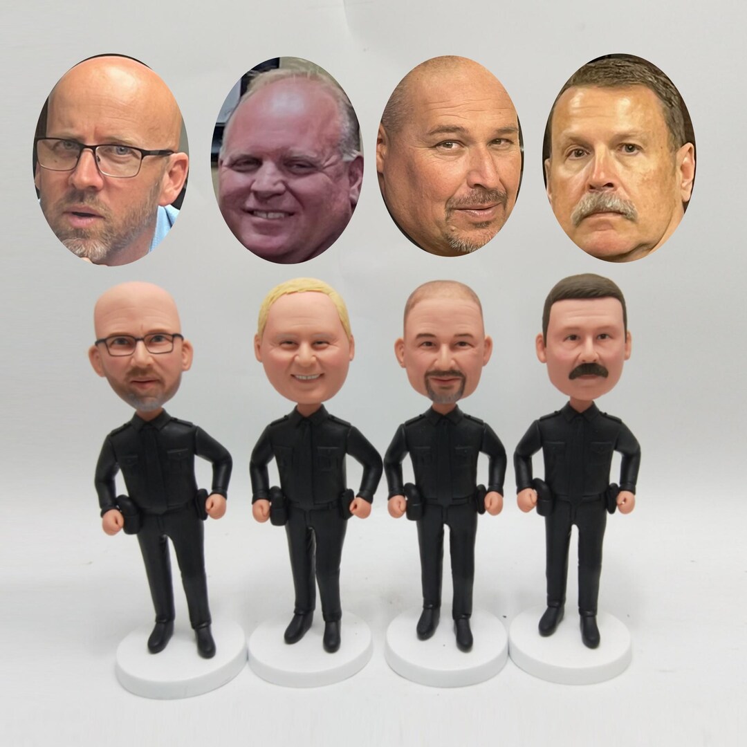 Custom Police Officer Bobblehead – Personalized Cop Figurine | Law ...