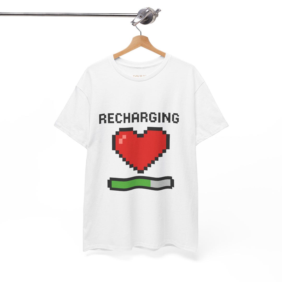 Recharge Vibe T-shirt: Retro Gamer Style Unisex Tee - Etsy