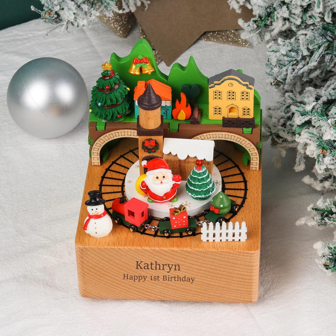 Personalized Wooden Carousel Music Box, Keepsake Gift - Etsy