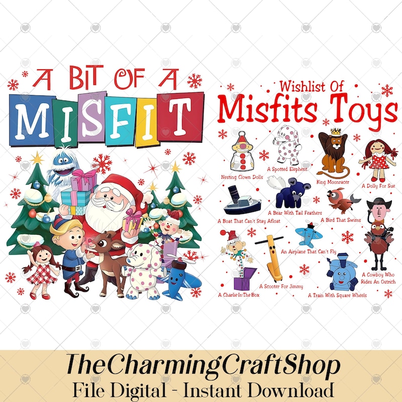 Misfits of Christmas - Etsy