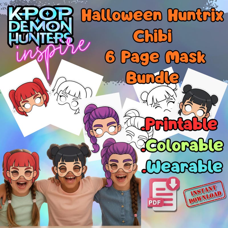 Huntrix Chibi - Etsy