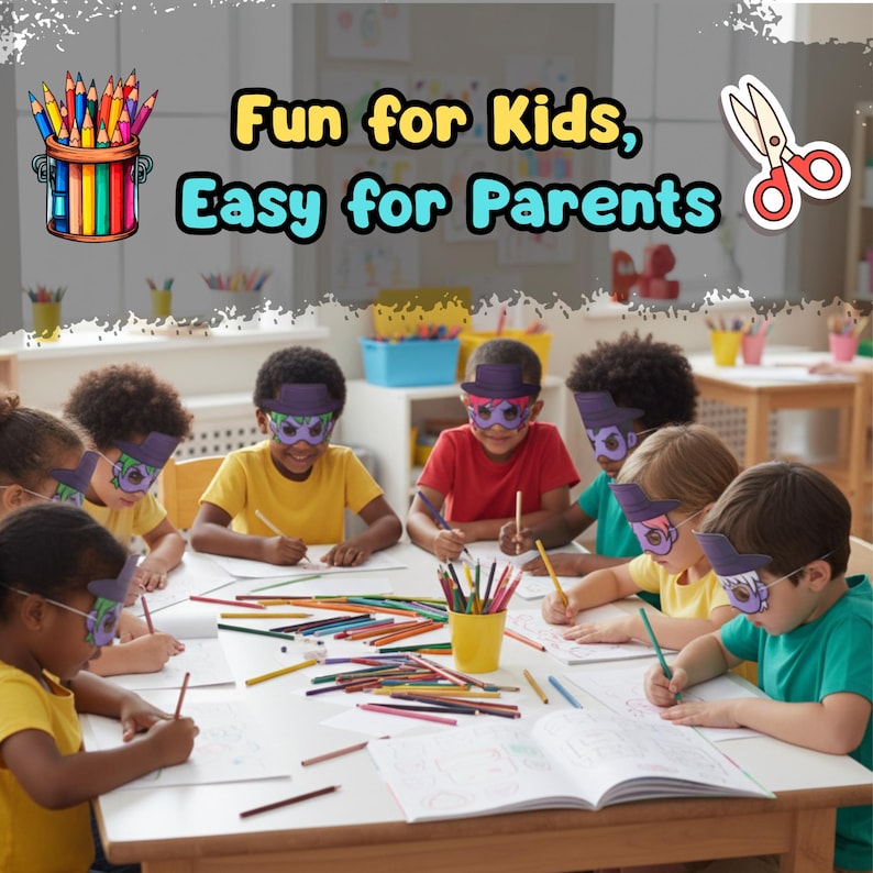 K‑pop Demon Hunters Printable Mask Set 12 Designs (tiger Derpy, Bird ...