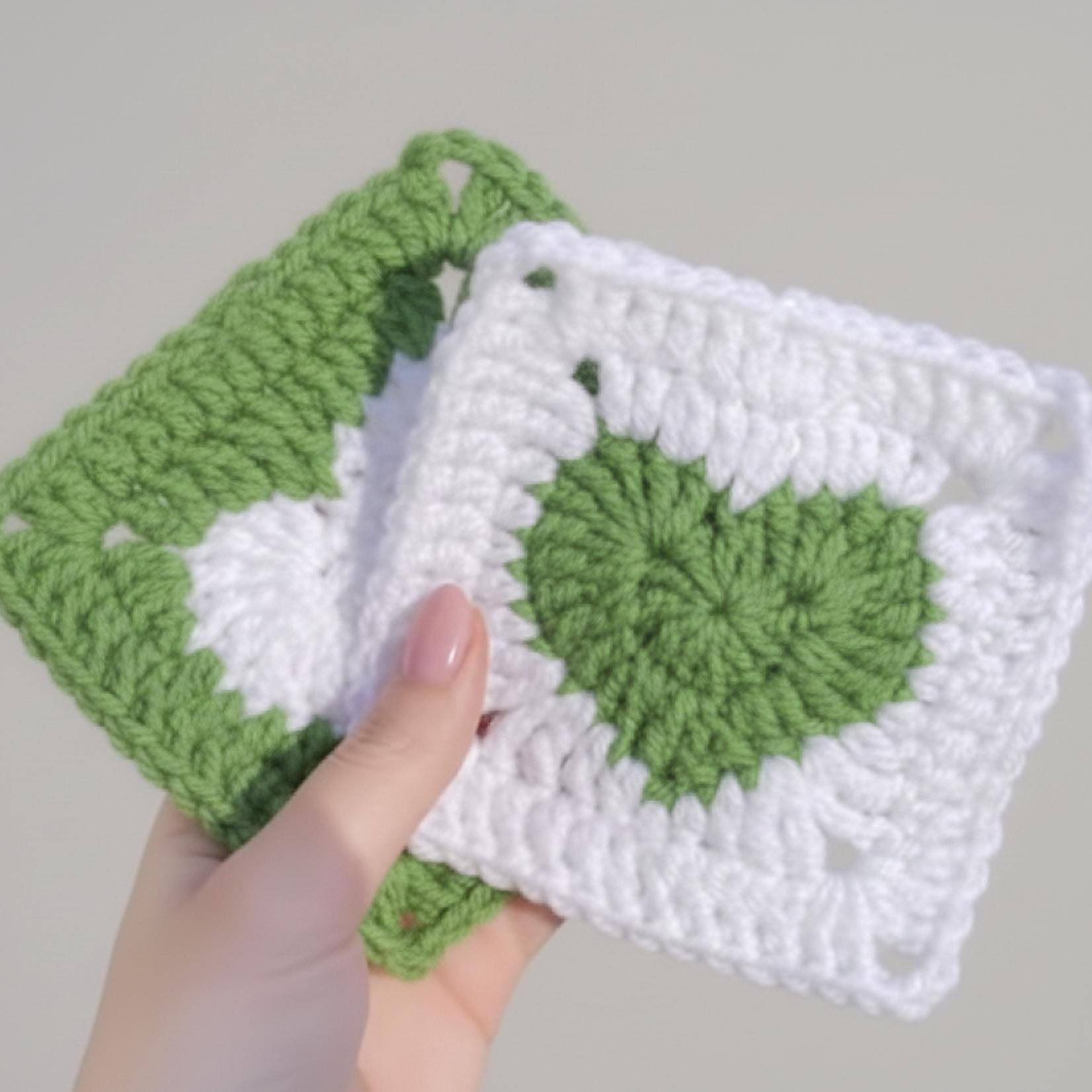 Crochet Heart Granny Square Pattern Set | Heart Granny Square | PDF ...
