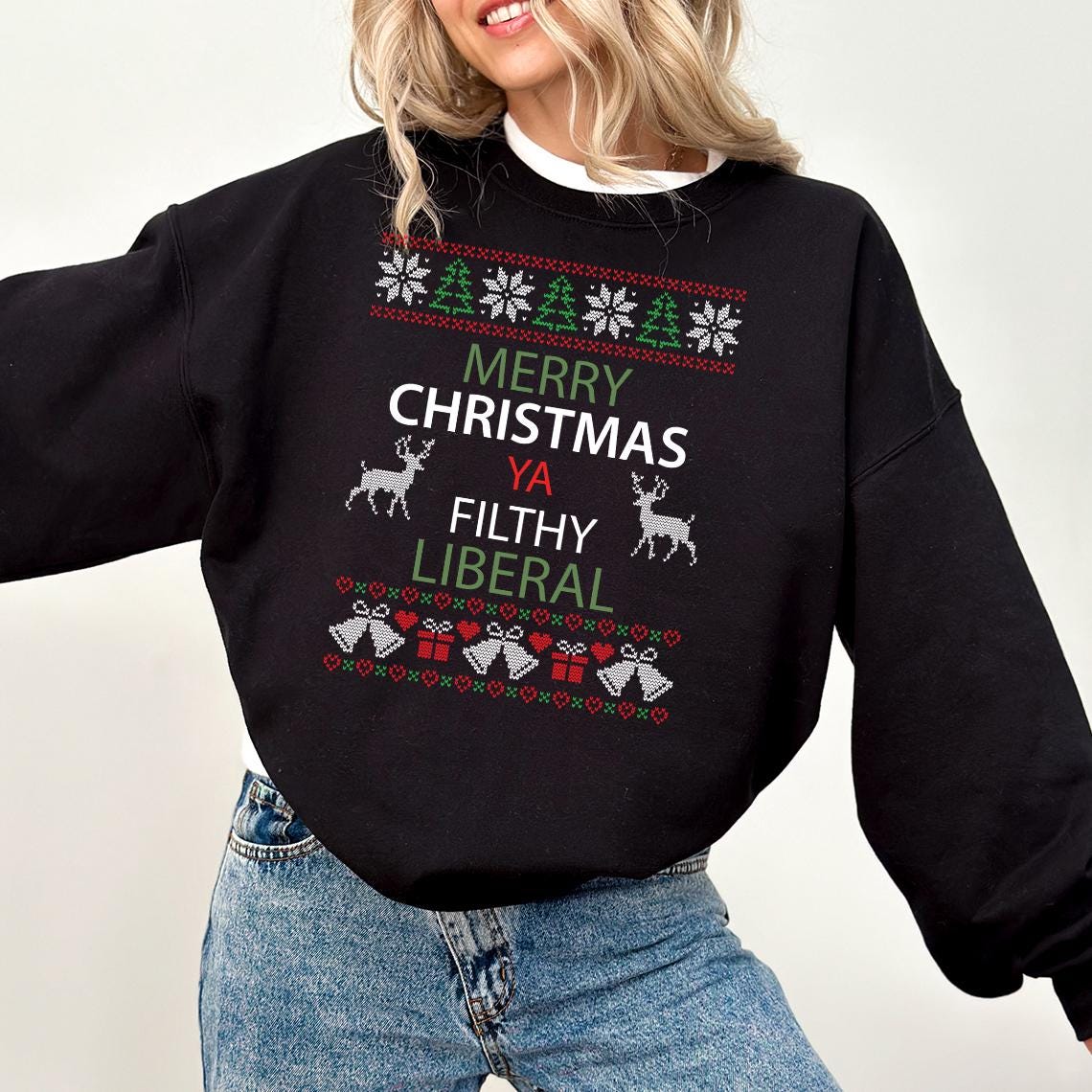 Merry Resistmas Ya Filthy Liberals Png, Liberal Christmas Png, Resist ...