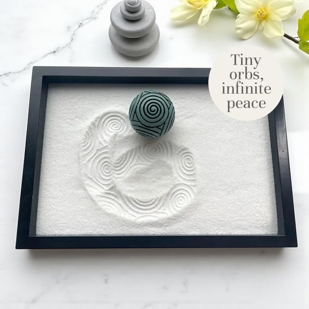 Decorative Sphere Japanese Zen for Sand Garden Kit, Meditation Decor ...