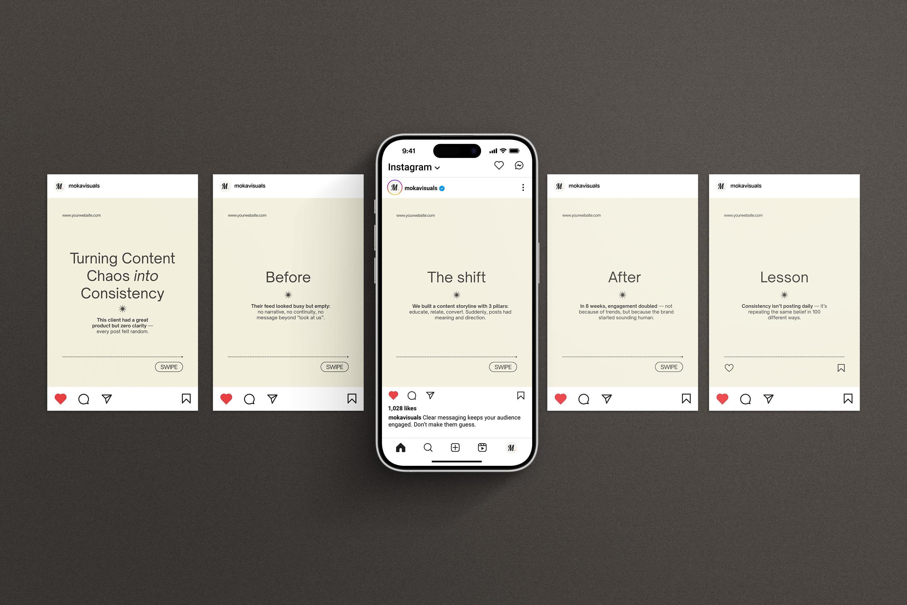 Minimalist Canva Carousel Templates | Linkedin and Instagram | Personal ...