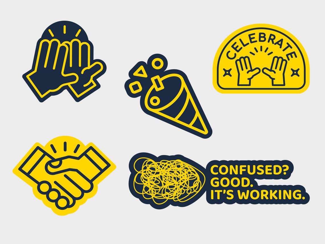 Office Motivation Stickers | Work & Team Productivity Sticker Pack ...