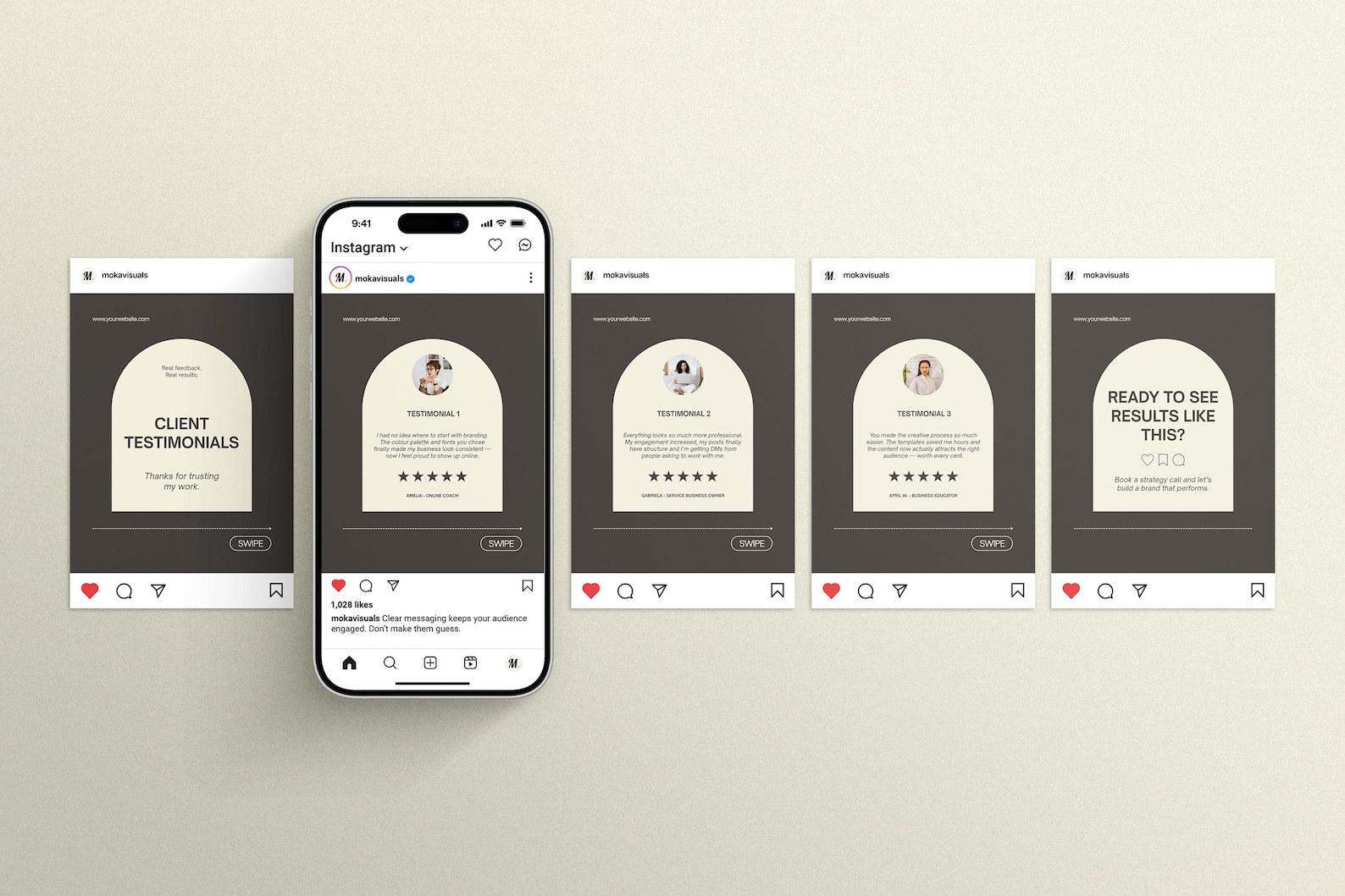 Minimalist Canva Carousel Templates | Linkedin and Instagram | Personal ...
