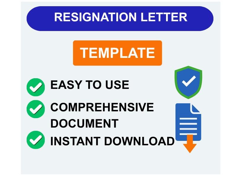 Resignation Letter – Formal Notice of Job Departure ( DOCX & PDF ...