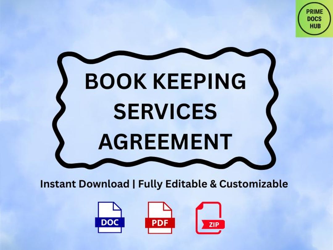 Bookkeeping Services Agreement Template for Clear and Professional ...