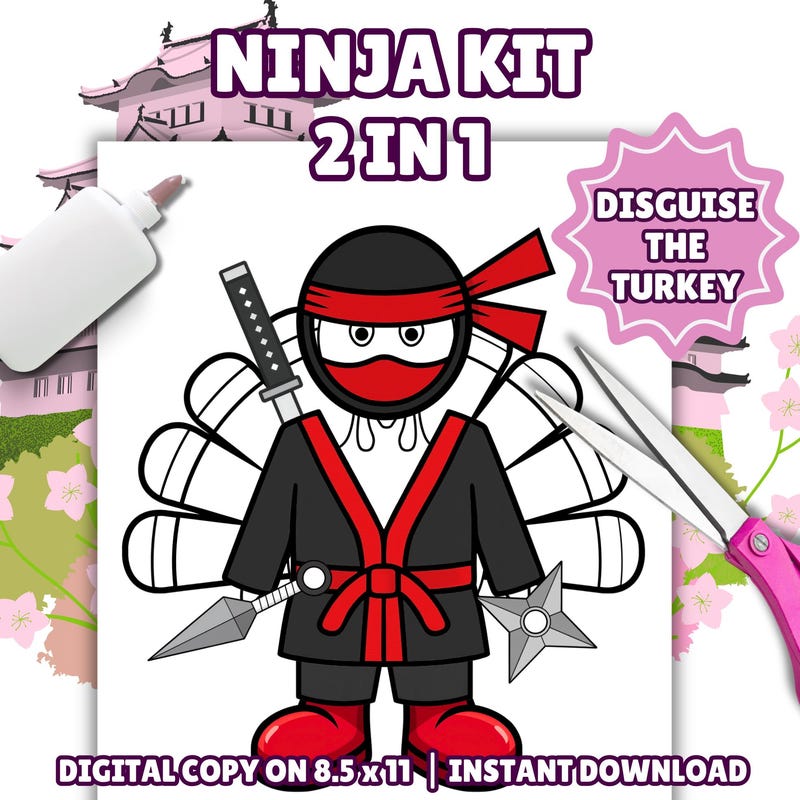 Ninja Turtle Disguise Turkey - Etsy