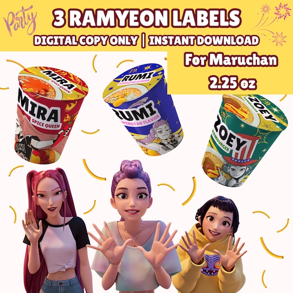 Huntrix Ramen Print - Etsy