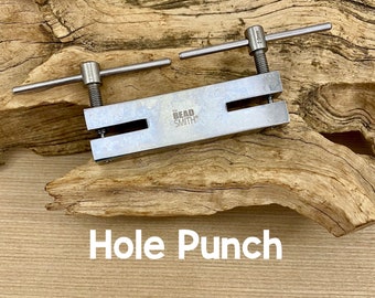 Double Metal Punch 1.5MM & 2MM Hole Metal Punch Great for Metal Blanks ...