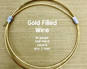 18k gold filled wire store