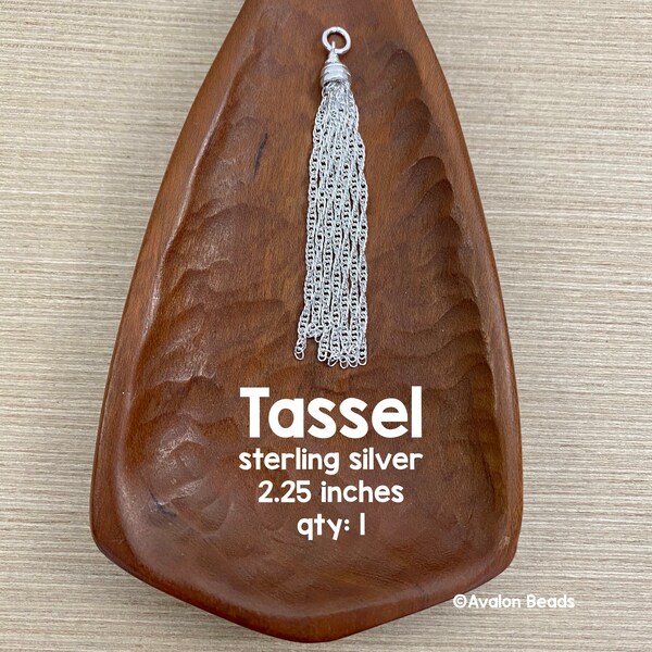 Sterling Tassel - Etsy