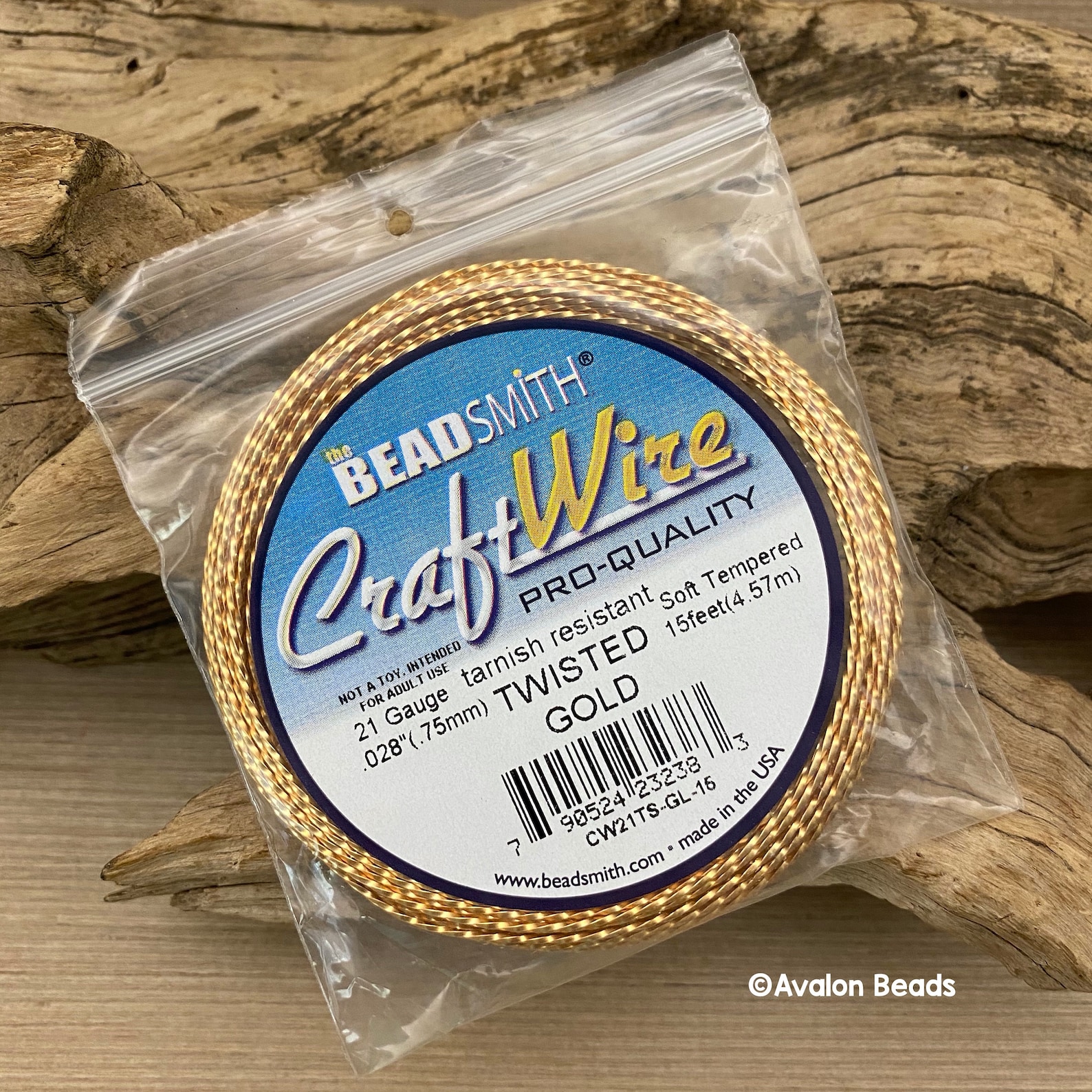 21 Gauge Twisted Square Gold Plate Wire, 15 Feet - Etsy