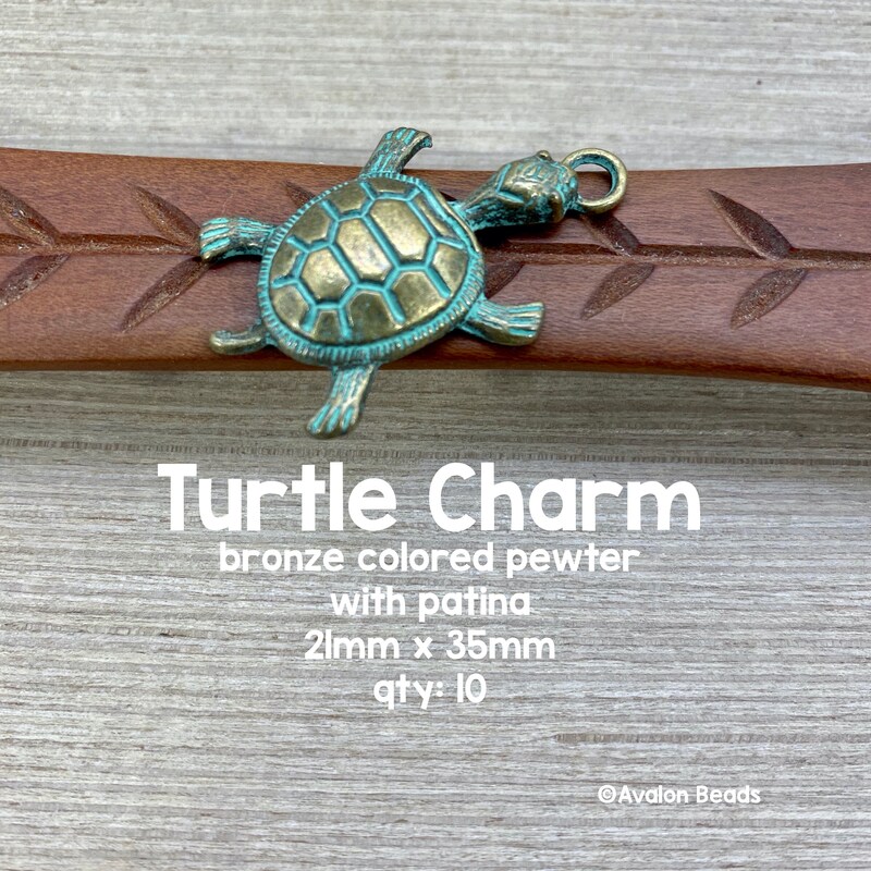 Turtle Charms - Etsy