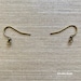 Brass Earwires BULK Antiqued Brass Plate French Earwires - Etsy