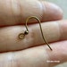 Brass Earwires BULK Antiqued Brass Plate French Earwires - Etsy