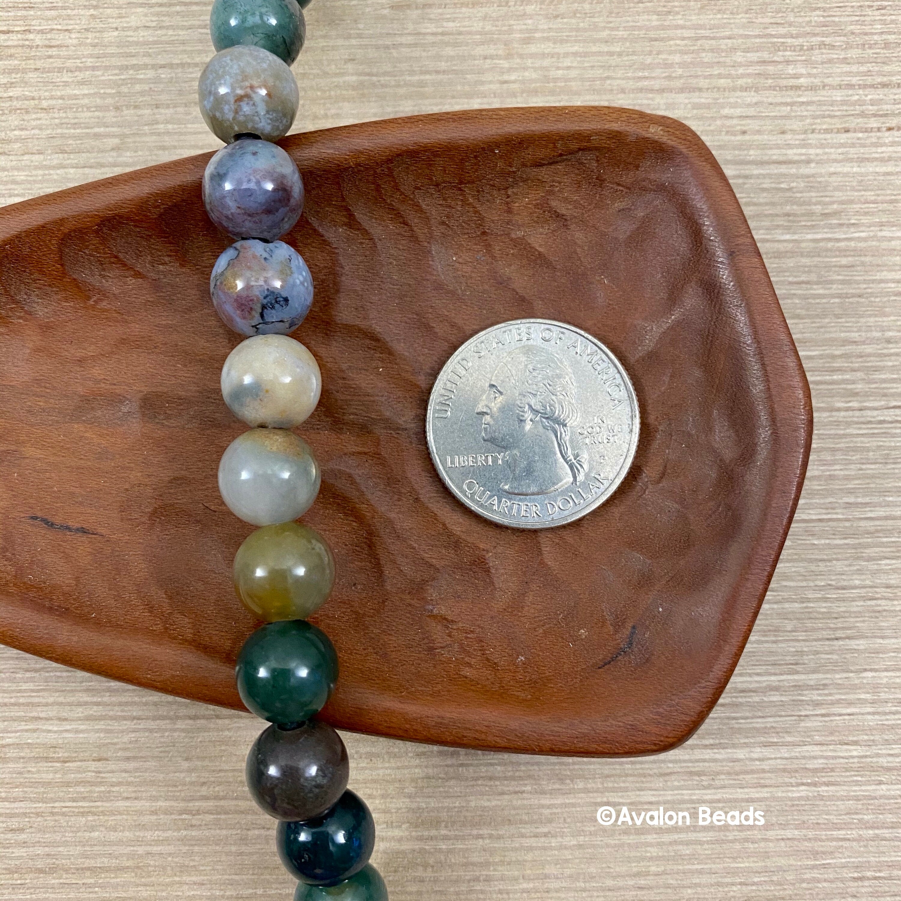 Large Hole Fancy Jasper Gemstone Beads 10mm Round 8 | Etsy