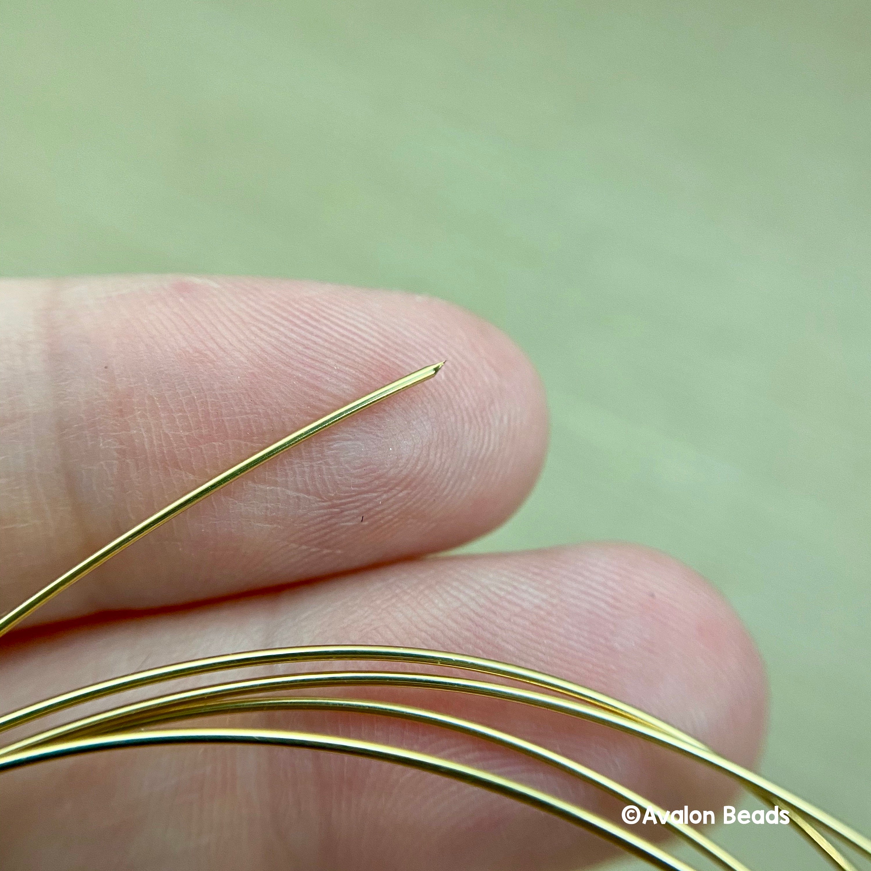 22 Gauge Gold Filled Wire Half Hard Wire 3 Feet | Etsy