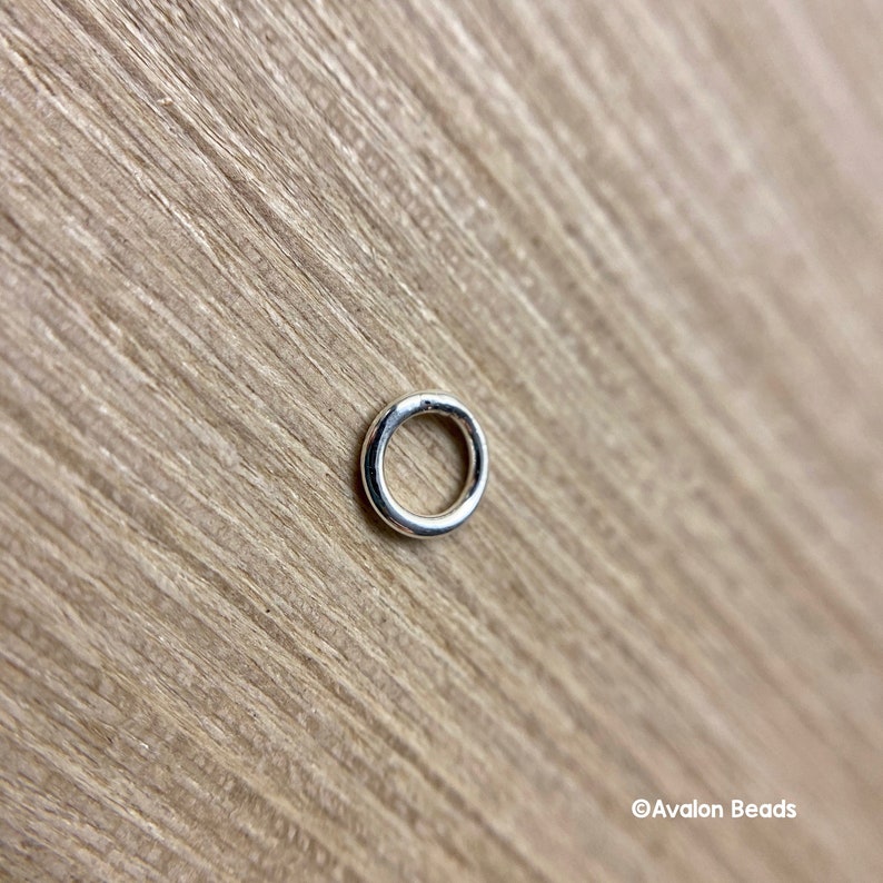 Jump Rings, Silver Plate, Soldered Rings, 6mm, 19 Gauge, 72 Pieces - Etsy