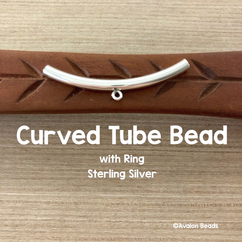 Curved Tube Beads - Etsy