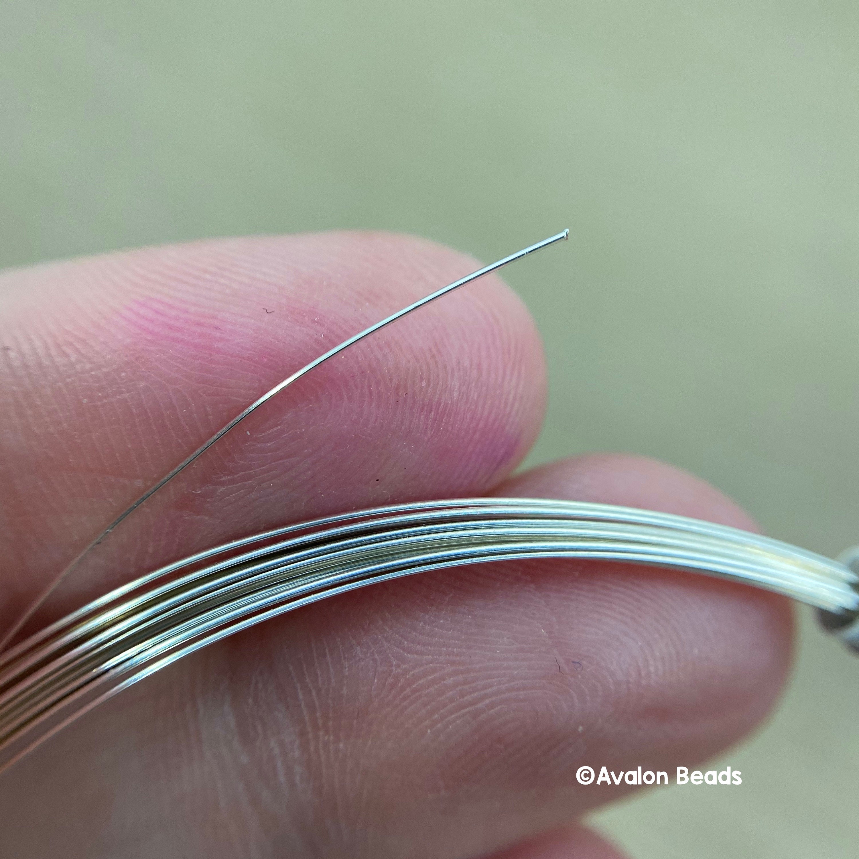 Sterling Silver Wire 22 Gauge Half Round Half-Hard 10 Feet | Etsy