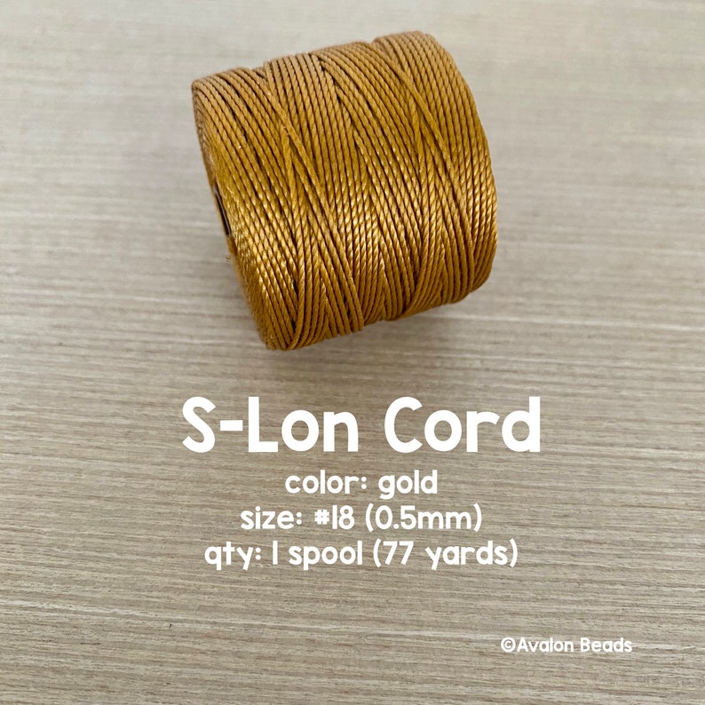 S-lon Nylon Cord Tex 210 Gold - Etsy
