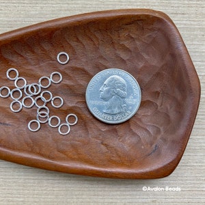 Sterling Silver Soldered Jump Rings, 5mm, 20 Pieces - Etsy