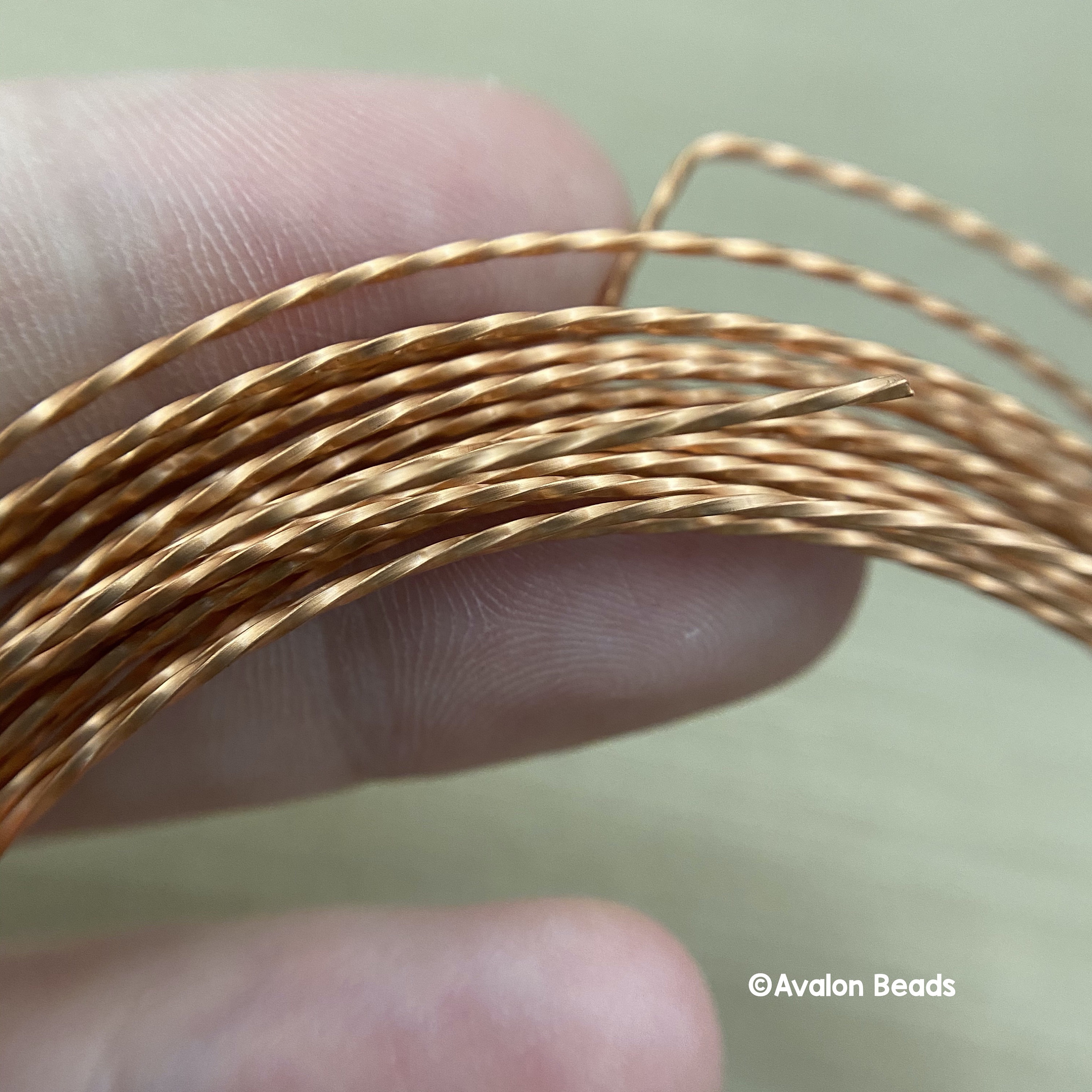 21 Gauge Twisted Square Pure Copper Wire 5 Yards - Etsy