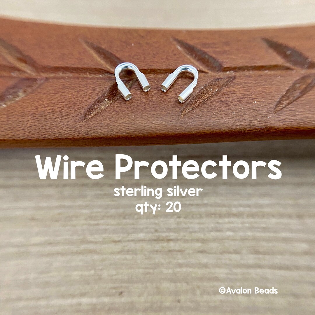 Sterling Silver Wire Guards Wire Protectors 20 Pieces - Etsy