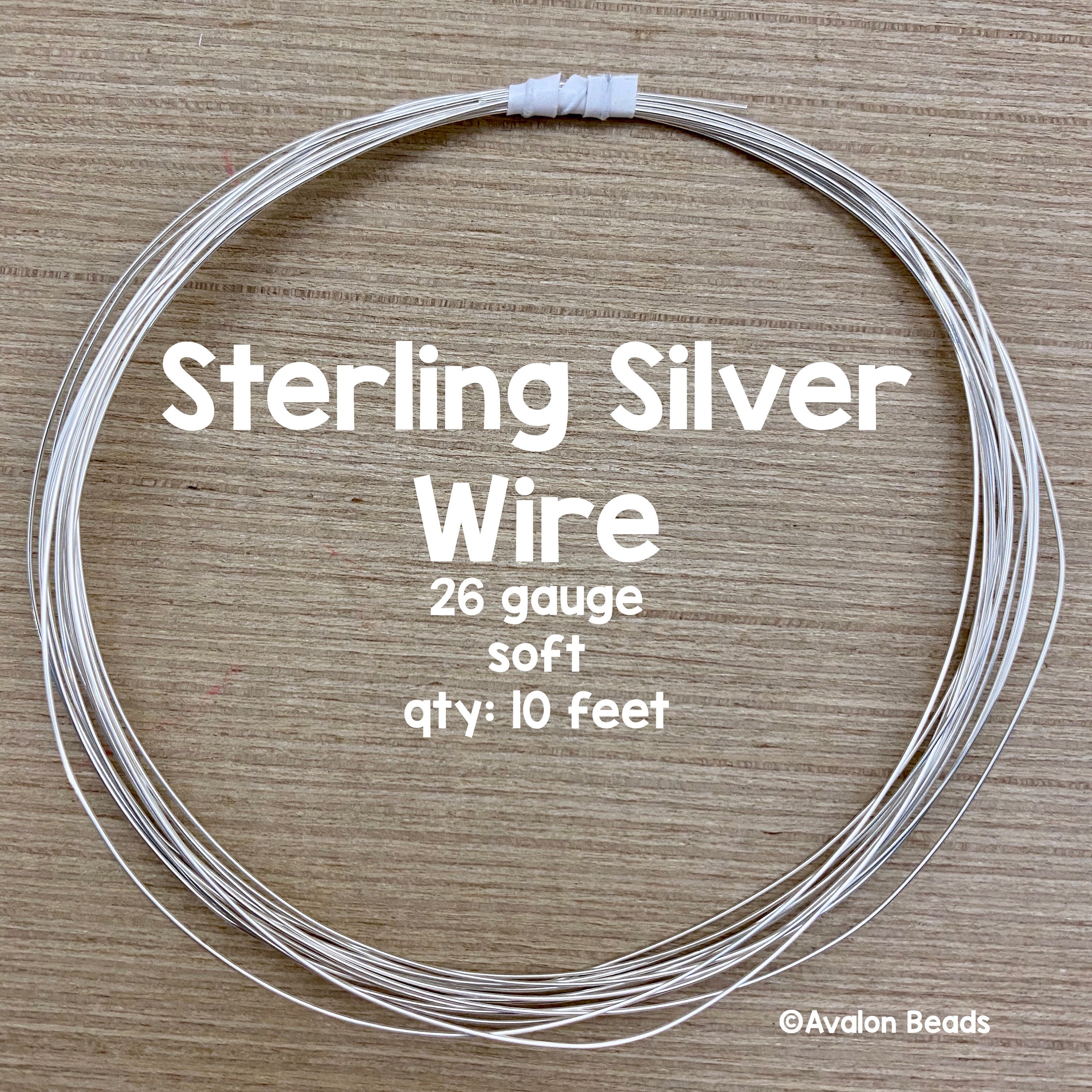 26 Gauge Sterling Silver Wire Soft Wire 10 Feet - Etsy