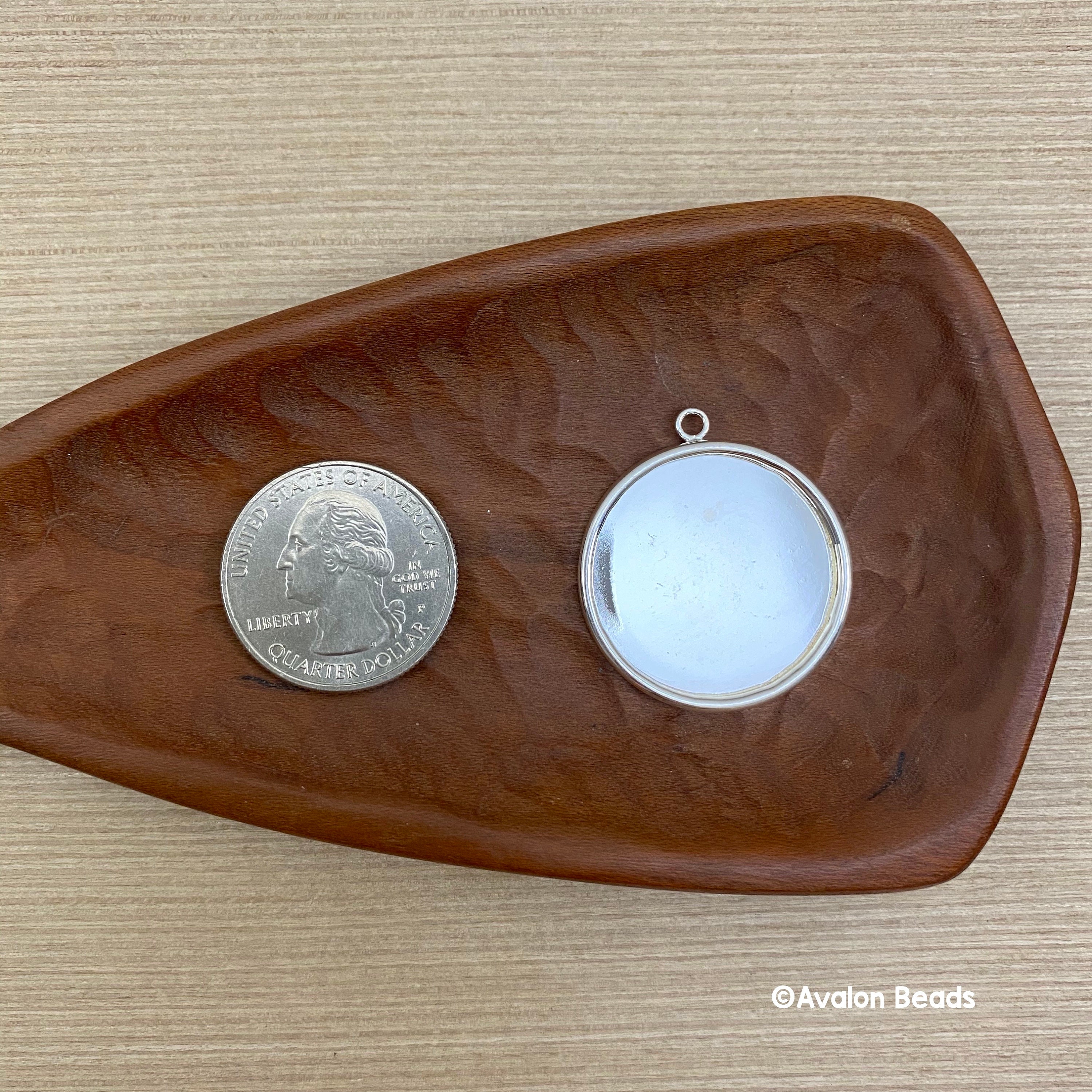 Pendant Bezel Blanks 25mm Sterling Plated Blank Bezels - Etsy