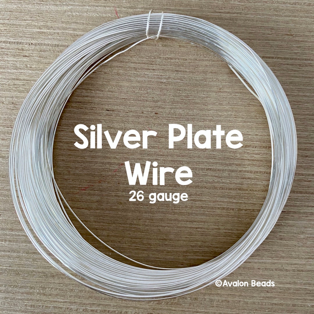 26 Gauge Silver Plate Wire, 20 Meters - Etsy