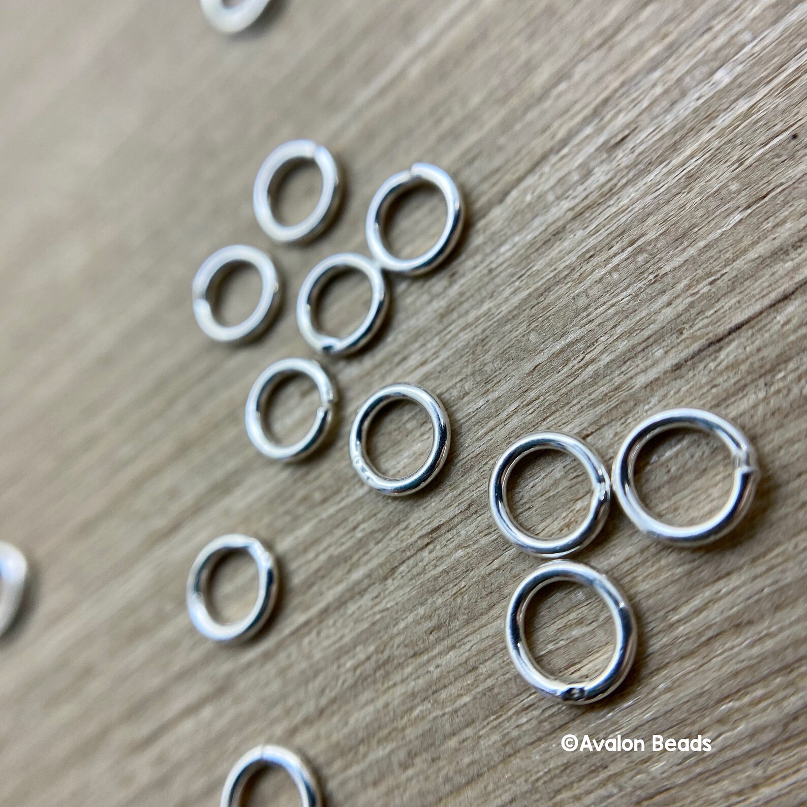 Sterling Silver Soldered Jump Rings, 5mm, 20 Pieces - Etsy