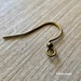 Brass Earwires BULK Antiqued Brass Plate French Earwires - Etsy
