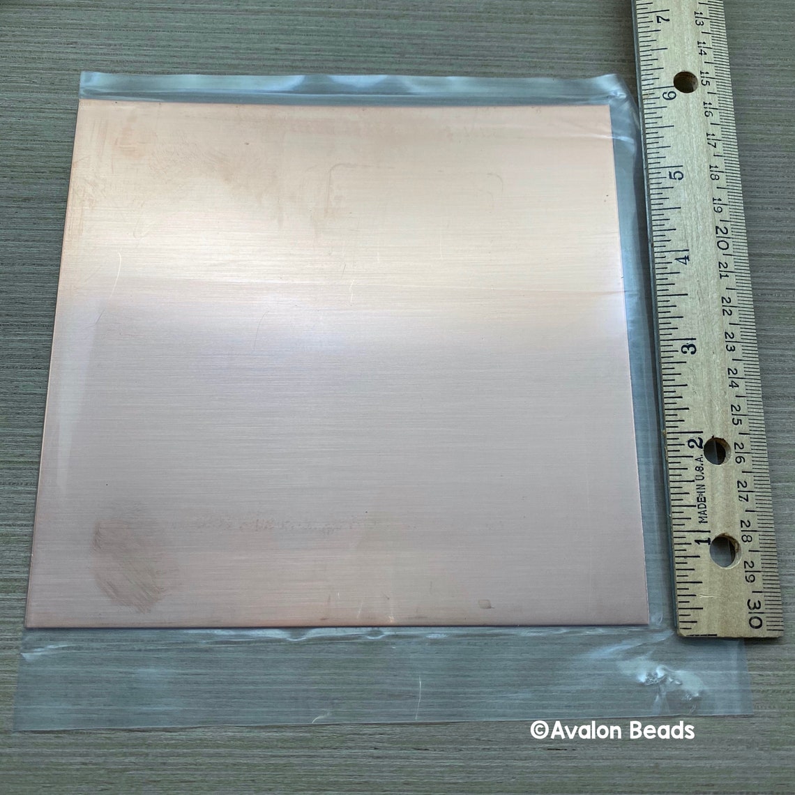 Copper Sheet for Metal Stamping 22 Gauge 6x6 Inches - Etsy