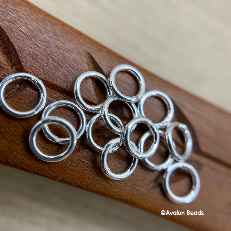 Sterling Silver Soldered Jump Rings, 5mm, 20 Pieces - Etsy