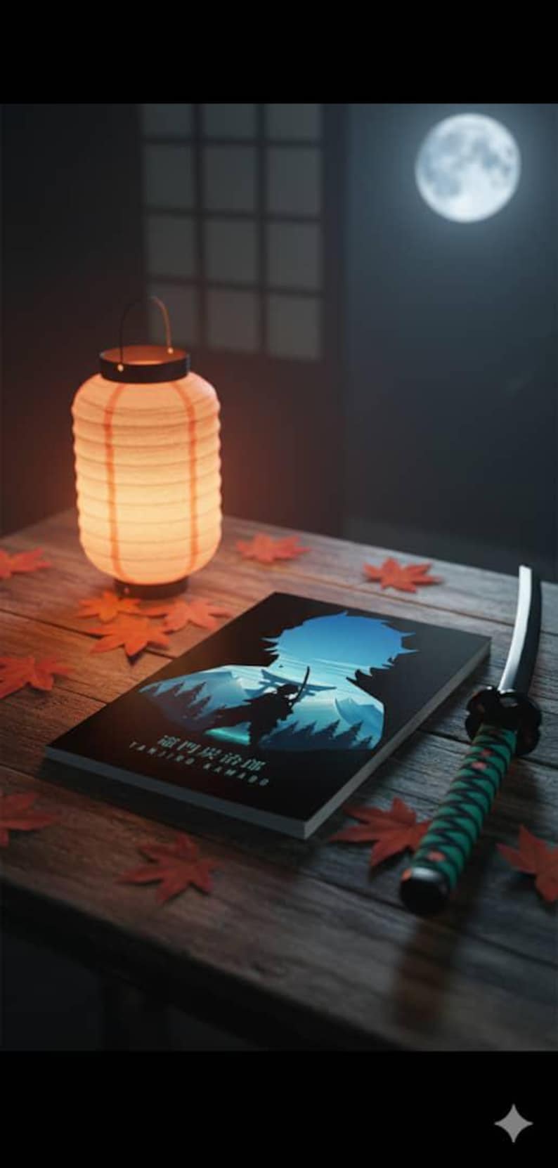 Tanjiro Demon Slayer Notebook | Anime Study Journal & Kawaii Stationery ...