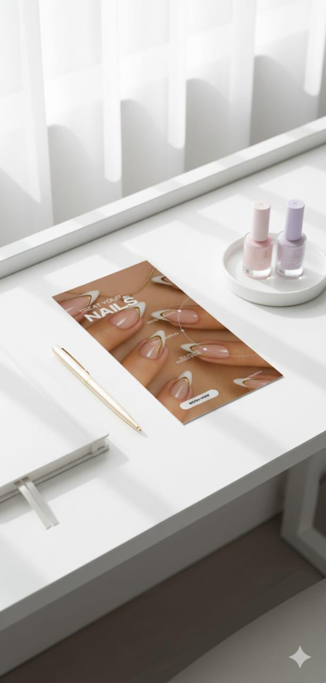Editable Nail Salon Flyer Template: Modern Canva Design - Etsy Canada