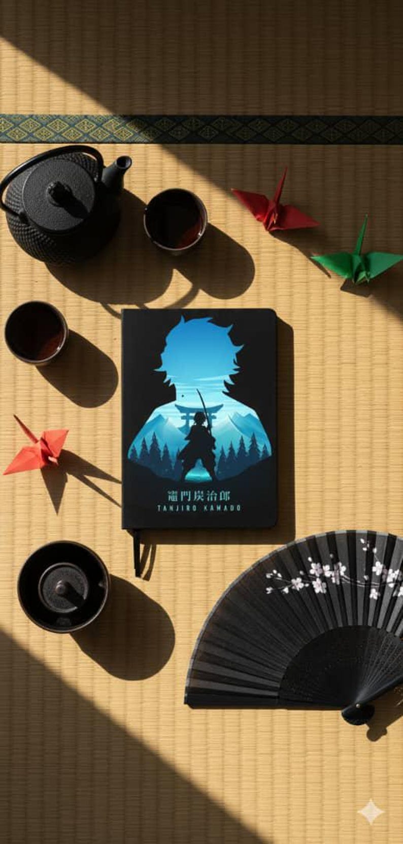 Tanjiro Demon Slayer Notebook | Anime Study Journal & Kawaii Stationery ...