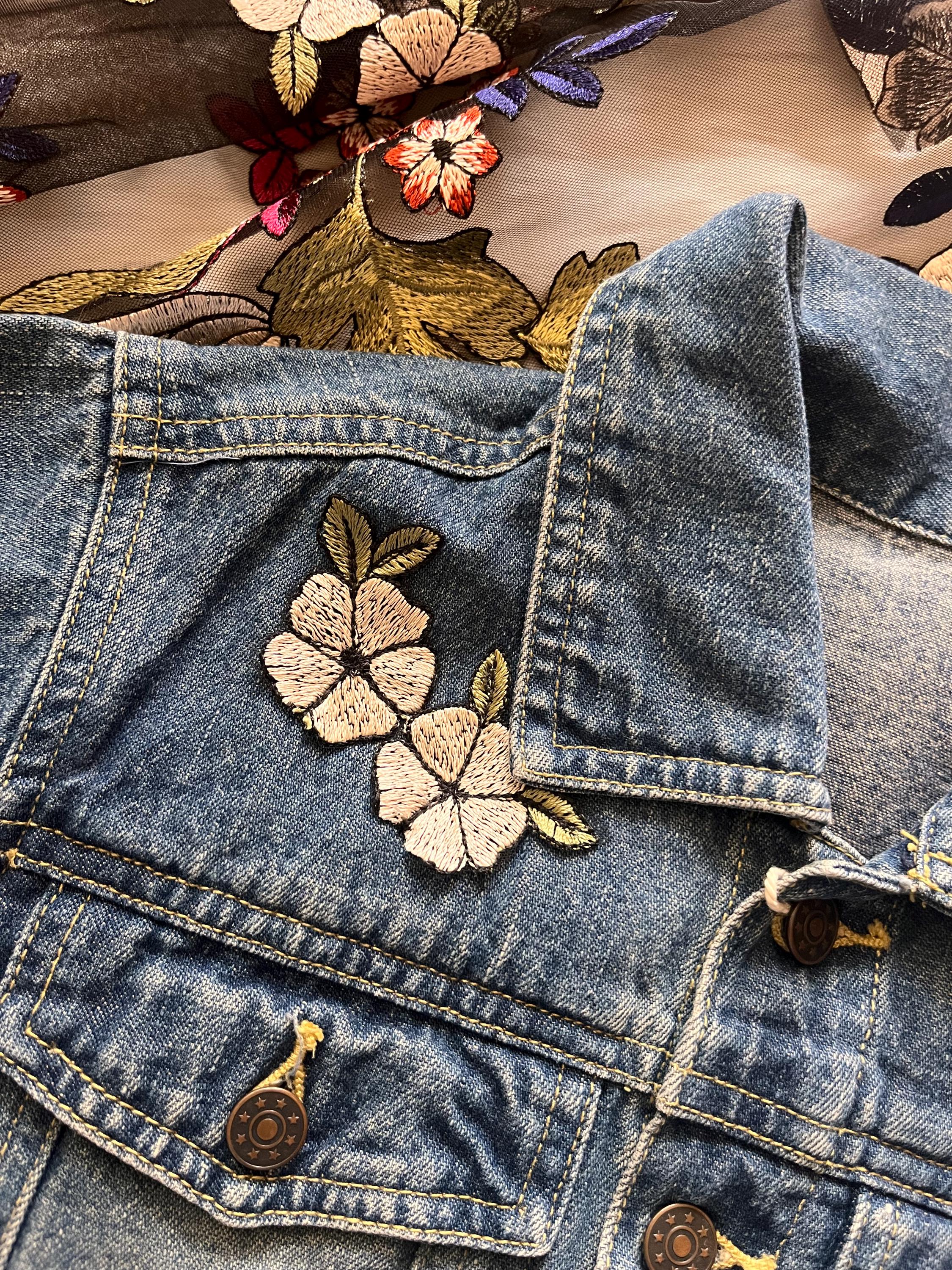 Upcycled Denim Jacket – Handmade From Recycled Fabrics, One of a Kind ...