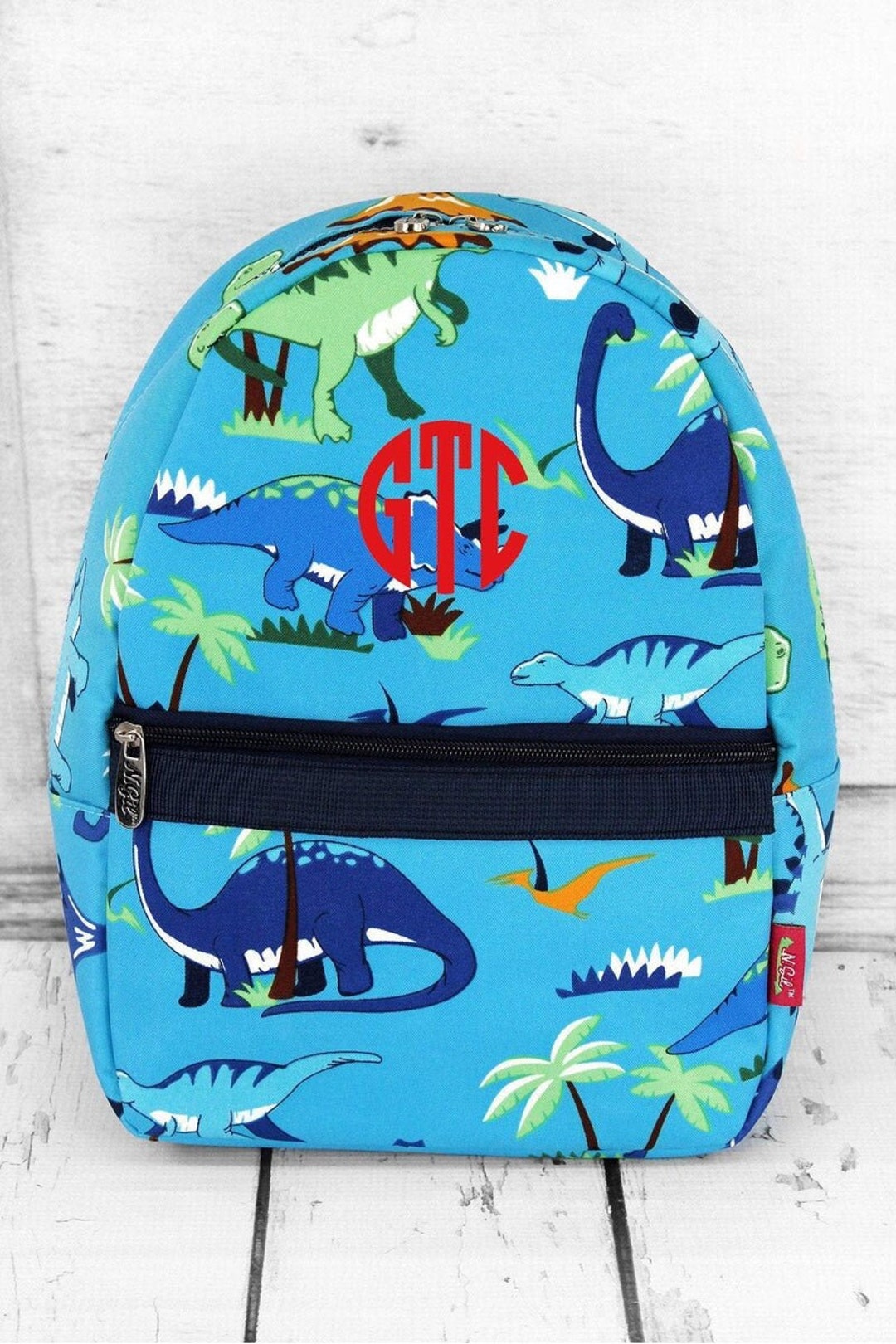 Child's Personalized Backpack. Dinosaur Backpack. Duffle Bag. Overnight ...